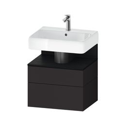 Duravit Waschtischunterschrank Qatego 59x47x59cm, E sw/gra m, 1 Kast, 1 Ausz. (QA4393016800000)