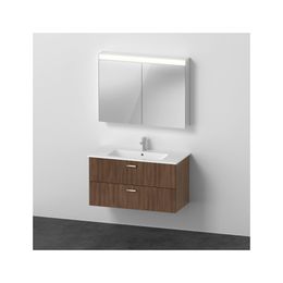 Duravit M&ouml;bel-Set XBase 103cm, Nussbaum dunkel (XB0077021210000)