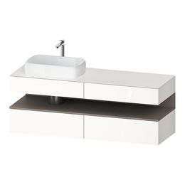 Duravit Waschtischunterschrank Qatego 160x55x60cm, ba m/we g, Pl, Beck. li (QA4777043220000)