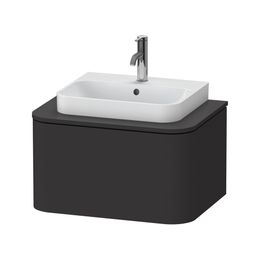Duravit Waschtischunterschrank Happy D.2 Plus 65x48cm, f Kons, 1 Ausz., graph matt (HP494008080)