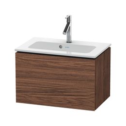 Duravit Waschtischunterschrank Compact L-Cube 62x39,1cm, Nussb dkl., 1 Ausz., wandh&auml;ngend (LC615602121)