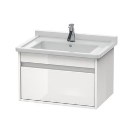 Duravit Waschtischunterschrank Ketho 65x45,5cm, we hgl, 1 Auszug, wandh&auml;ngend (KT666302222)