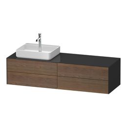 Duravit Waschtischunterschrank White Tulip 160x55cm, Be L, US N gra g, k Ei/m IB (WT4867L77H10010)