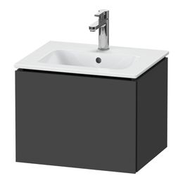 Duravit Waschtischunterschrank Compact L-Cube 52x42,1x40cm, 1 Ausz., wandh&auml;ngend, graph matt (LC611804949)