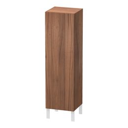 Duravit Halbhochschrank L-Cube 40x36,3x132cm, T&uuml;r re, nussbaum natur (LC1178R7979)