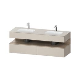 Duravit Einbauwaschtisch-M&ouml;bel-Set Qatego 160x55x60cm, Kon-WTU, Ei Marmo/tau ma (QA4797055910000)