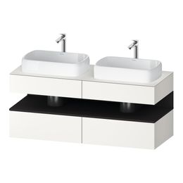 Duravit Waschtischunterschrank Qatego 140x55x60cm, gra m/we m, Pl, B bs, B (QA4767080840010)