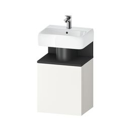 Duravit Waschtischunterschrank Qatego 44x35x64,5cm, 1 T, T l, gra matt/we matt (QA4076L49840000)