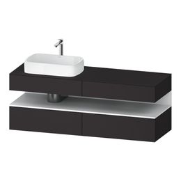 Duravit Waschtischunterschrank Qatego 160x55x60cm, w m/Gr m, Pl, B l, Nischenb (QA4777018800010)