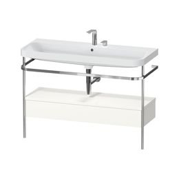 Duravit M&ouml;belwaschtisch-Kombi Happy D.2 Plus 117,5x49cm, m Kons, 1 Lad, 2 HL, we hgl (HP4844E22220000)