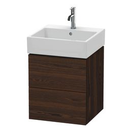 Duravit Waschtischunterschrank L-Cube 48,4x45,9cm, Nussb geb., 2 Schub., wandh&auml;ngend (LC627406969)