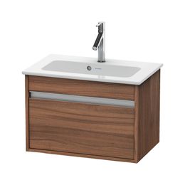 Duravit Waschtischunterschrank Ketho Compact 60x38,5cm, Nussb Nat, 1 Ausz., wandh&auml;ngend (KT642207979)