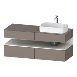 Duravit Waschtischunterschrank Qatego 140x55x60cm, w m/ba m, Pl, Beck. re (QA4766084430000)
