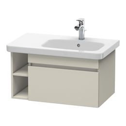 Duravit Waschtischunterschrank DuraStyle 73x44,8cm, Beck. rechts, taupe, 1 Auszug (DS639309191)
