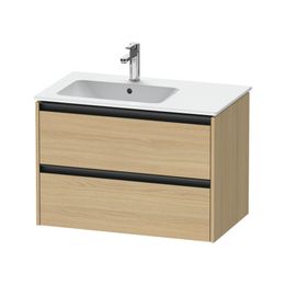 Duravit Waschtischunterschrank Ketho.2 81x48x54,9cm, f WT m Beck. li, Ei natur (K25267030300000)