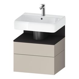 Duravit Waschtischunterschrank Qatego 59x47x59cm, gra m/ta m, 1 Kast, m B (QA4393080910010)