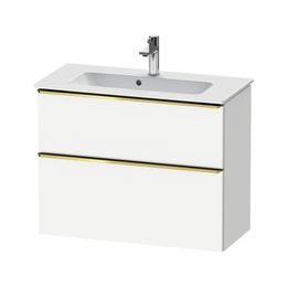 Duravit Waschtischunterschrank D-Neo Compact 81x37,2, g pol/w m, 1 Kast, 1 A, wandh&auml;ngend (DE4369034180000)