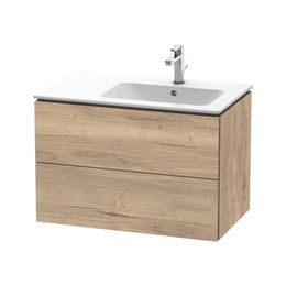Duravit Waschtischunterschrank L-Cube 82x48,1x55cm, 2 SBK, Beck. re, Ei marm. (LC629205555)