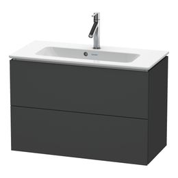 Duravit Waschtischunterschrank Compact L-Cube 82x39,1cm, graph ma, 2 Schub., wandh&auml;ngend (LC625704949)