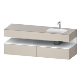 Duravit Einbauwaschtisch-M&ouml;bel-Set Qatego 160x50x60cm, Kon-WTU, B, B r, w m/tau ma (QA4796018910010)
