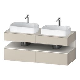 Duravit Waschtischunterschrank Qatego 140x55x60cm, w m/ta m, Pl, B bs, B (QA4767084830010)