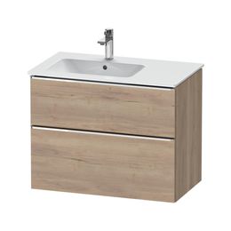 Duravit Waschtischunterschrank D-Neo 81x46,2cm, 1 Kast, B li, chr/Eiche marm. (DE4366010550000)