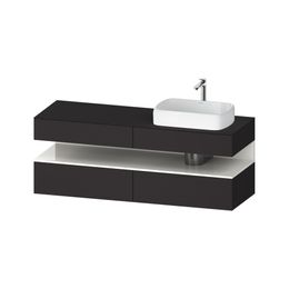 Duravit Waschtischunterschrank Qatego 160x55x60cm, w g/Gra m, Pl, Beck. re (QA4778022800000)