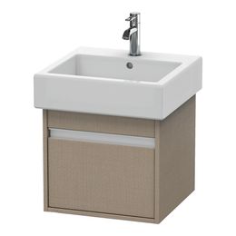 Duravit Waschtischunterschrank Ketho 45x44cm, leinen, 1 Auszug, wandh&auml;ngend (KT668507575)