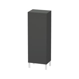 Duravit Halbhochschrank L-Cube 50x36,3x132cm, T&uuml;r links, graphit matt (LC1179L4949)