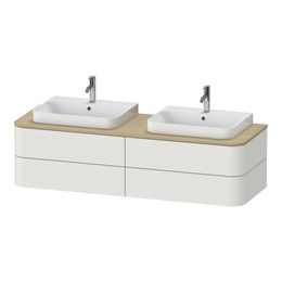 Duravit Waschtischunterschrank o. ES Happy D.2 Plus 40,8x160cm, 4 SBK, BP b, Nord we. s-matt (HP4974B39390010)