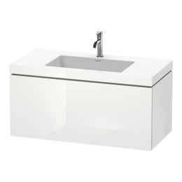 Duravit Waschtischunterschrank c-bonded L-Cube 100x48cm, 1 HL, we. hgl, 1 Ausz., wandh&auml;ngend (LC6918O8585)