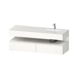 Duravit Einbauwaschtisch-M&ouml;bel-Set Qatego 160x50x60cm, Kon-WTU, B r, w m/we hgl (QA4796084220000)