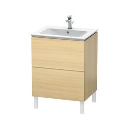 Duravit Waschtischunterschrank L-Cube 62x48,1cm, med. Ei, 2 Ausz&uuml;ge, stehend (LC662507171)
