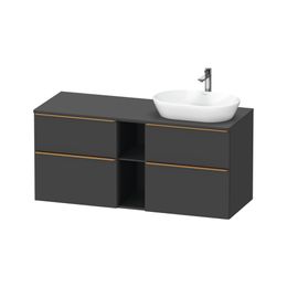 Duravit Waschtischunterschrank D-Neo 140x55cm, 2 SBK, 2 A, B R, b geb/Gra ma (DE4970R04490000)