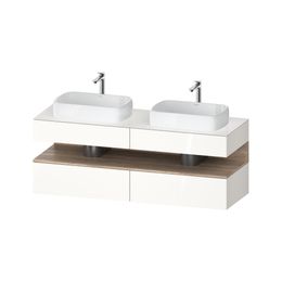 Duravit Waschtischunterschrank Qatego 160x55x60cm, E Ma/w g, Pl, Beck. beids. (QA4779055220000)