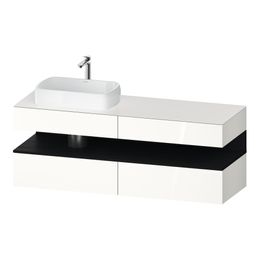 Duravit Waschtischunterschrank Qatego 160x55x60cm, E sw/we g, Pl, Beck. li (QA4777016220000)
