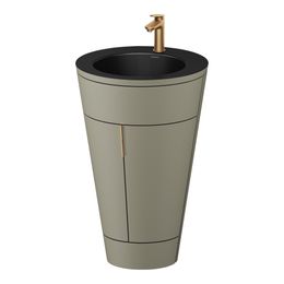 Duravit Waschtischunterschrank c-bonded Set Starck 1 56x86,4x60,5cm, st, IB, G b ge, st-g m (S19514O04920010)