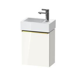 Duravit Waschtischunterschrank D-Neo 36,4x22,2x44cm, 1 T&uuml;r, An R, g pol/w hgl (DE4218R34220000)