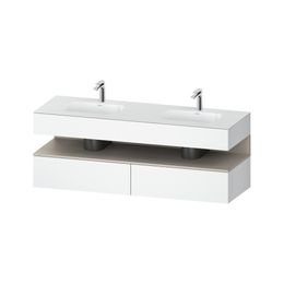 Duravit Einbauwaschtisch-M&ouml;bel-Set Qatego 160x55x60cm, Kon-WTU, B, Tau matt/we ma (QA4797091180010)