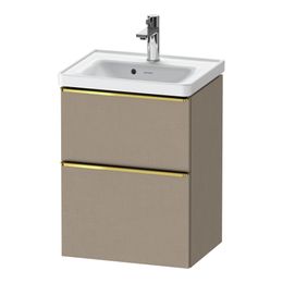 Duravit Waschtischunterschrank D-Neo 48,4x37,2x62,5cm, 1 Kast, gol pol/Leinen (DE4350034750000)