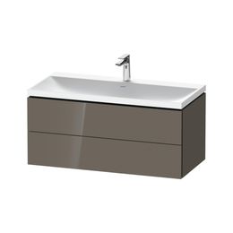 Duravit M&ouml;bel-Set L-Cube 100x48x48cm, m HL, f Gr hgl, 2 Schub. (LC6952O89890000)