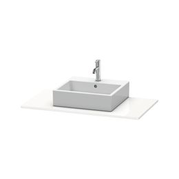 Duravit Konsole XSquare 100x55cm, wei&szlig; matt, mit 1 Ausschnitt (XS060E01818)