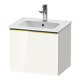 Duravit Waschtischunterschrank D-Neo 51x40,2x44cm, 1 A, wd, gol pol/wei&szlig; hgl (DE4260034220000)