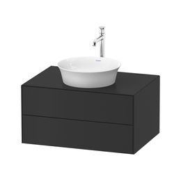 Duravit Waschtischunterschrank o. ES White Tulip 40,8x80x 55, 2 SchKa., graph Seidenmatt (WT4985058580010)