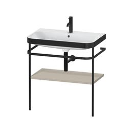 Duravit M&ouml;belwaschtisch-Kombi Happy D.2 Plus 77,5x49cm, 1 HL, Tau s-matt, m Konsole (HP4737O6060)