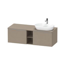 Duravit Waschtischunterschrank D-Neo 140x55cm, 2 A, 1 Pl, B re, ES geb/Leinen (DE4950R70750000)