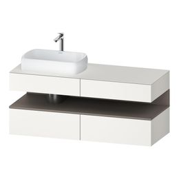Duravit Waschtischunterschrank Qatego 140x55x60cm, ba m/we m, Pl, Beck. li (QA4765043840000)