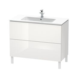 Duravit Waschtischunterschrank L-Cube 102x48,1cm, we. hgl, 2 Ausz&uuml;ge, stehend (LC662708585)