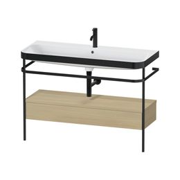 Duravit M&ouml;belwaschtisch-Kombi Happy D.2 Plus 117,5x49cm, m Konso, 1 Lad, 1 HL, Me Ei (HP4744O71710000)