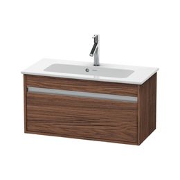 Duravit Waschtischunterschrank Ketho Compact 80x38,5cm, Nussb dkl., 1 Ausz., wandh&auml;ngend (KT642302121)
